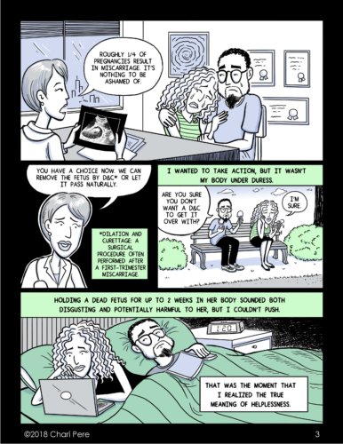 Read Michael's Miscarriage, a comic that depicts a father's loss