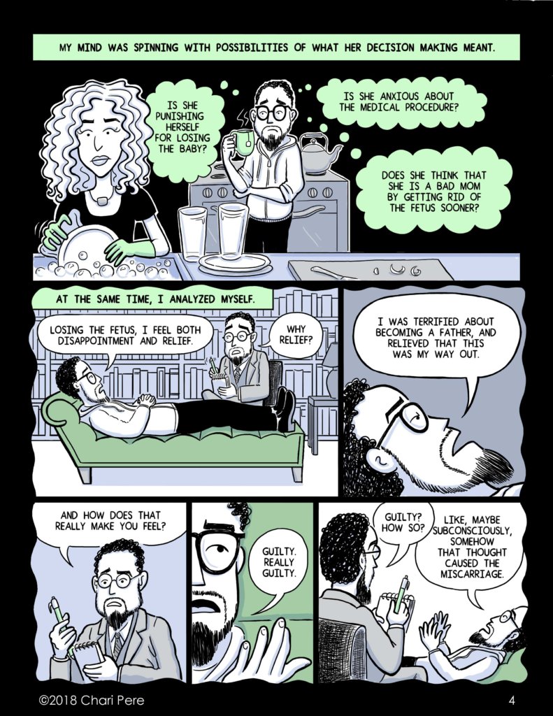 Read Michael's Miscarriage, a comic that depicts a father's loss