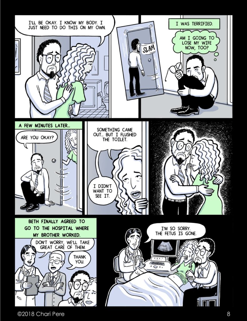 Read Michael's Miscarriage, a comic that depicts a father's loss