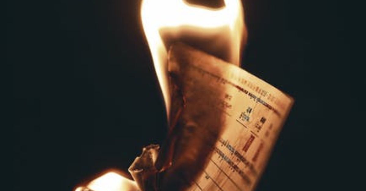 I’m burning a calendar this New Year’s Eve in hopes of a better year